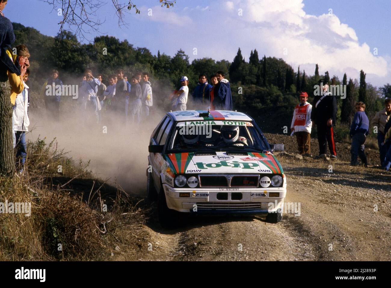 Alessandro Alex Fiorio (ITA) Luigi Pirollo (ITA) Lancia Delta HF 4WD ...