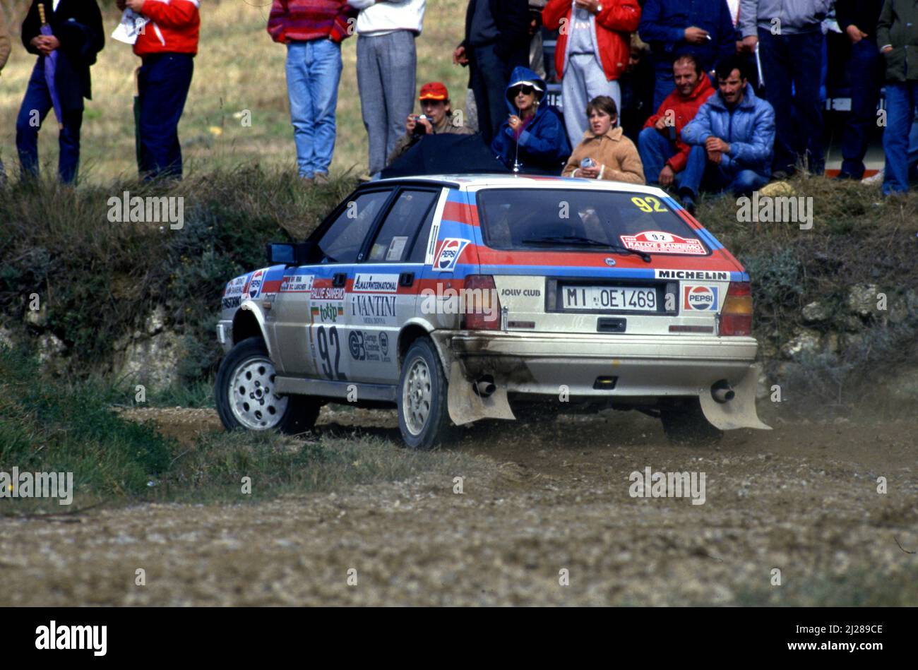 Pierangela Riva (ITA) Cristina Larcher (ITA) Lancia Delta HF 4WD GrN ...