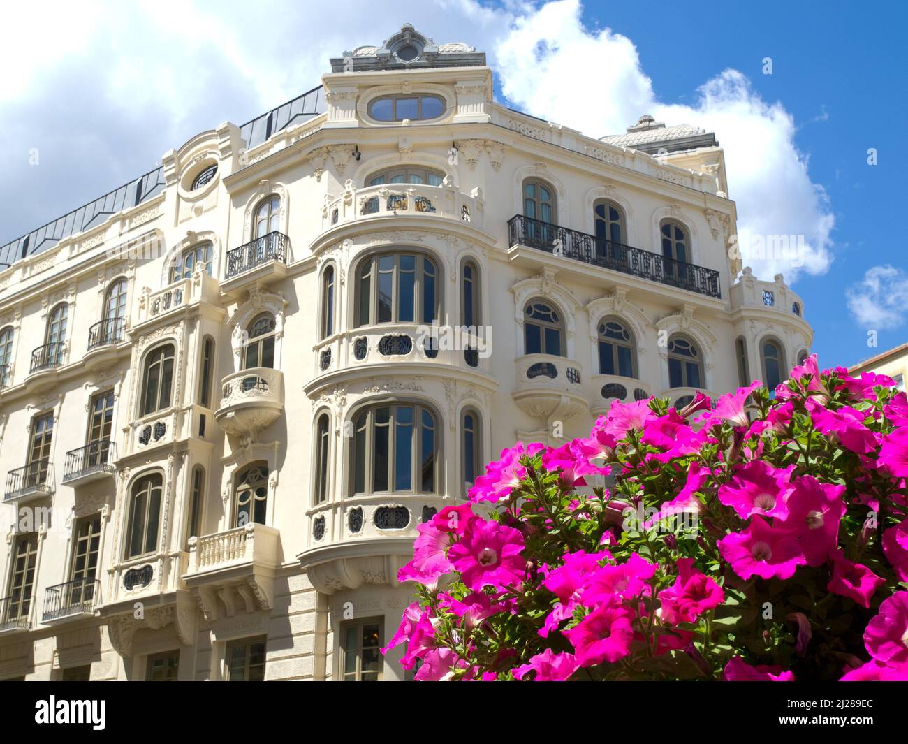 malaga city in spain Stock Photo - Alamy