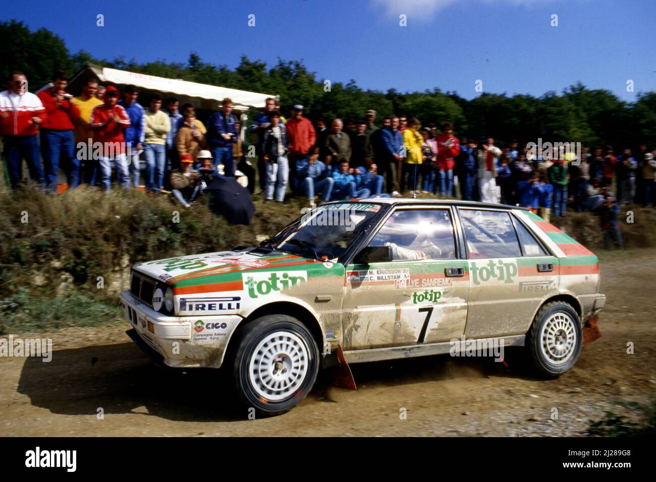 Mikael Ericsson (SWE) Claes Billstam (SWE) Lancia Delta HF 4WD GrA ...