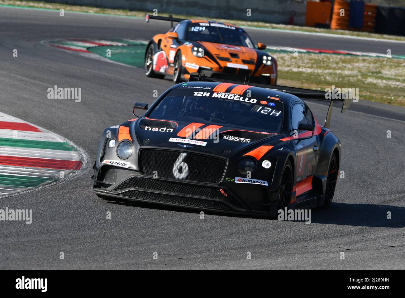 Scarperia, 24 March 2022: Bentley Continental GT3 of Team BoDa by Bas ...