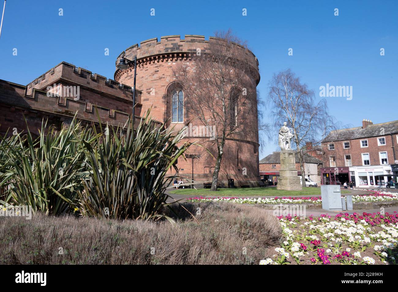 Carlisle 15th century Citadel Fortress building is located in the ...