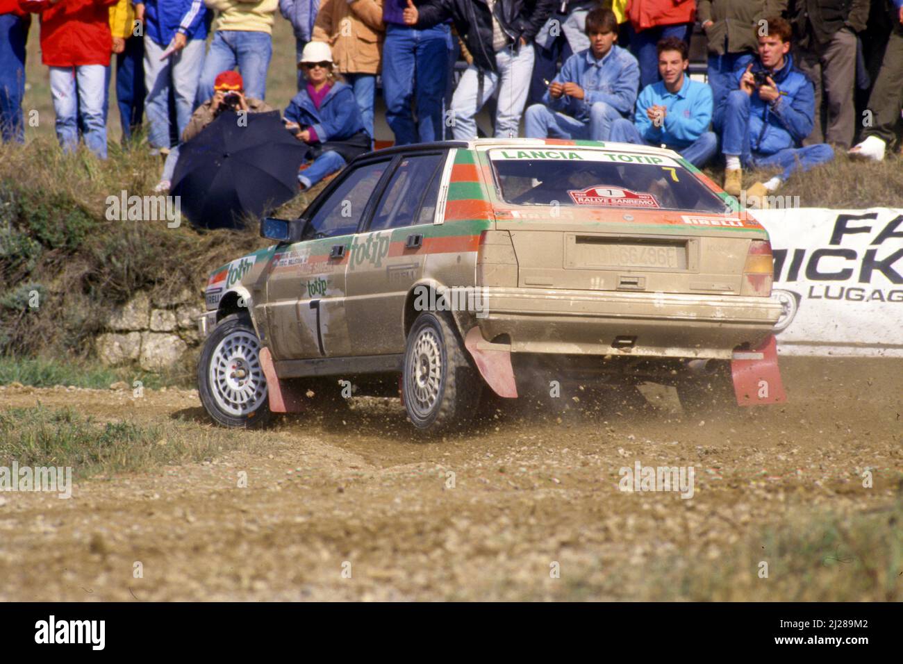 Mikael Ericsson (SWE) Claes Billstam (SWE) Lancia Delta HF 4WD GrA ...