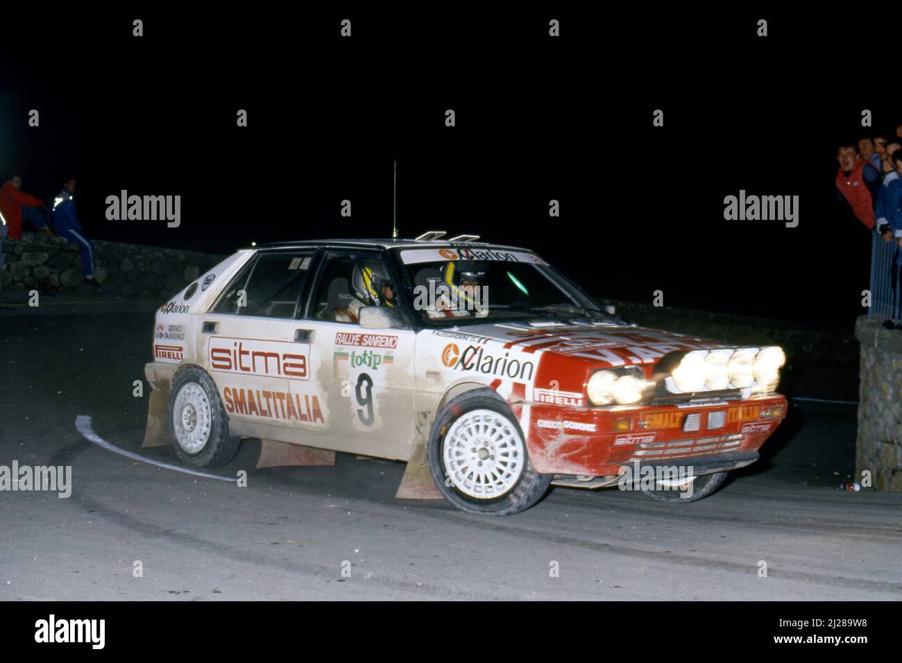 Paolo Alessandrini (ITA) Alessandro Alessandrini (ITA) Lancia Delta HF ...