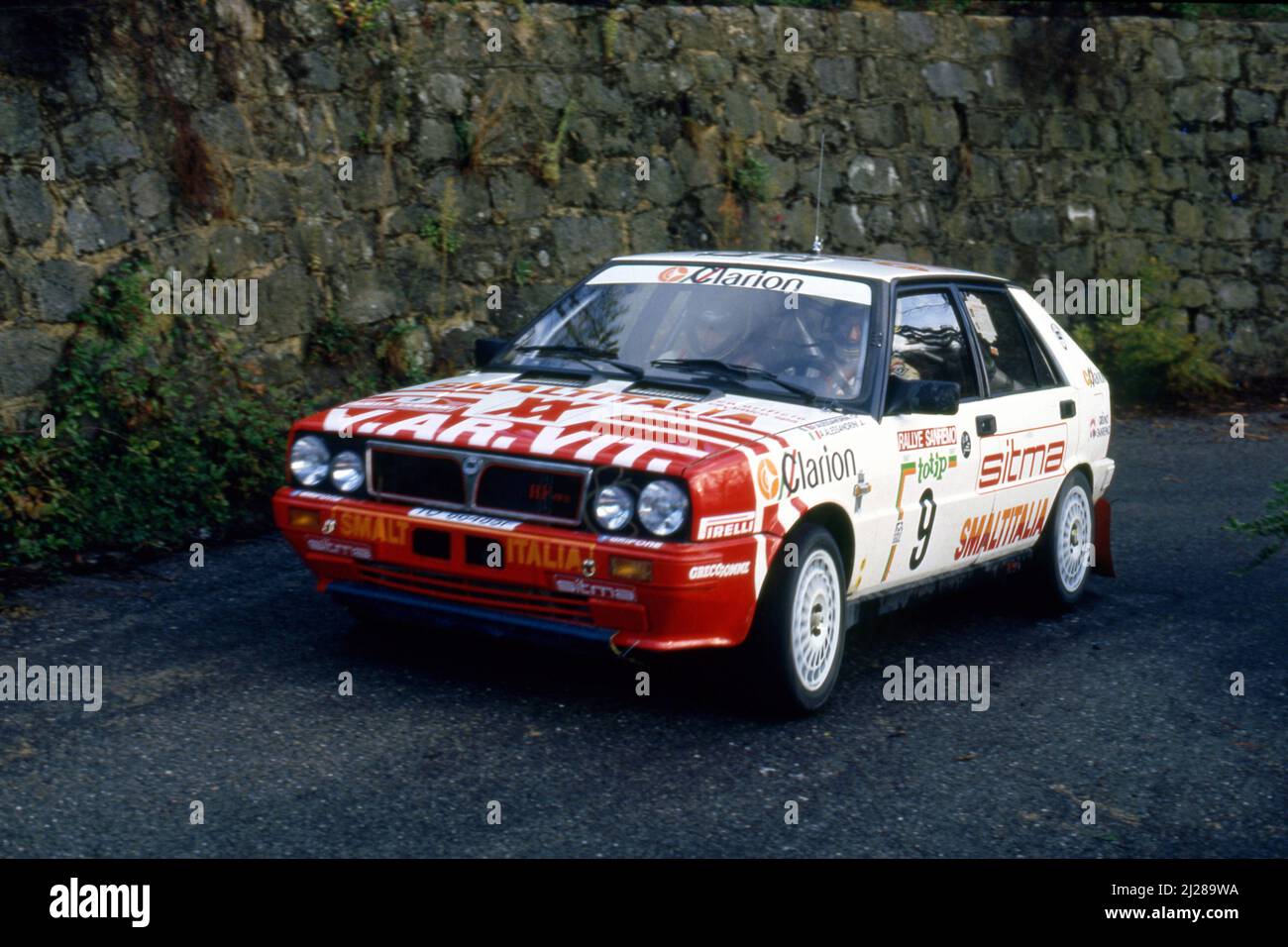 Paolo Alessandrini (ITA) Alessandro Alessandrini (ITA) Lancia Delta HF ...