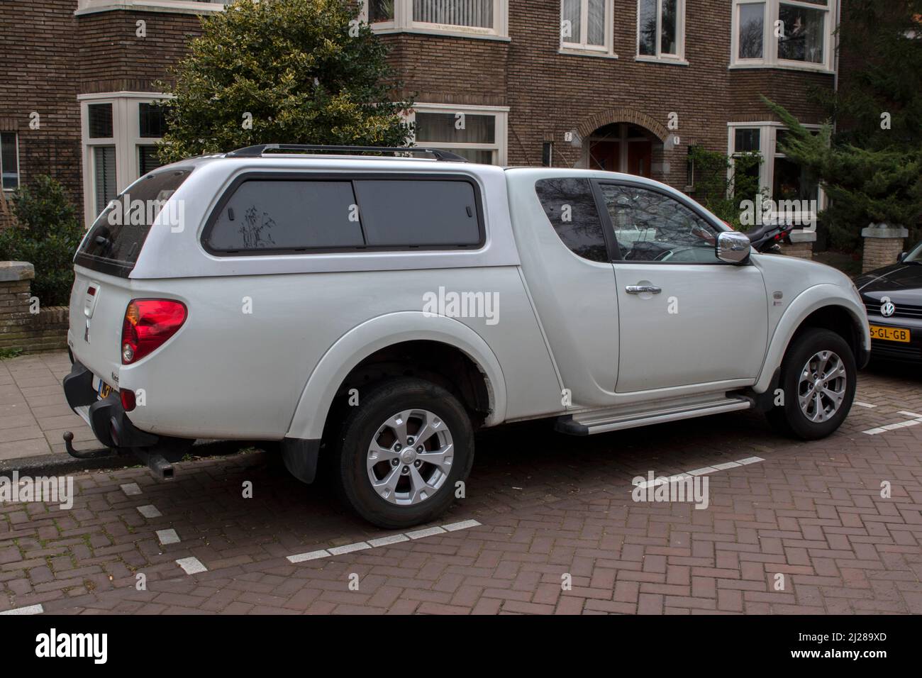Side View Mitsubishi L200 Car At Amsterdam The Netherlands 28-3-2022 ...
