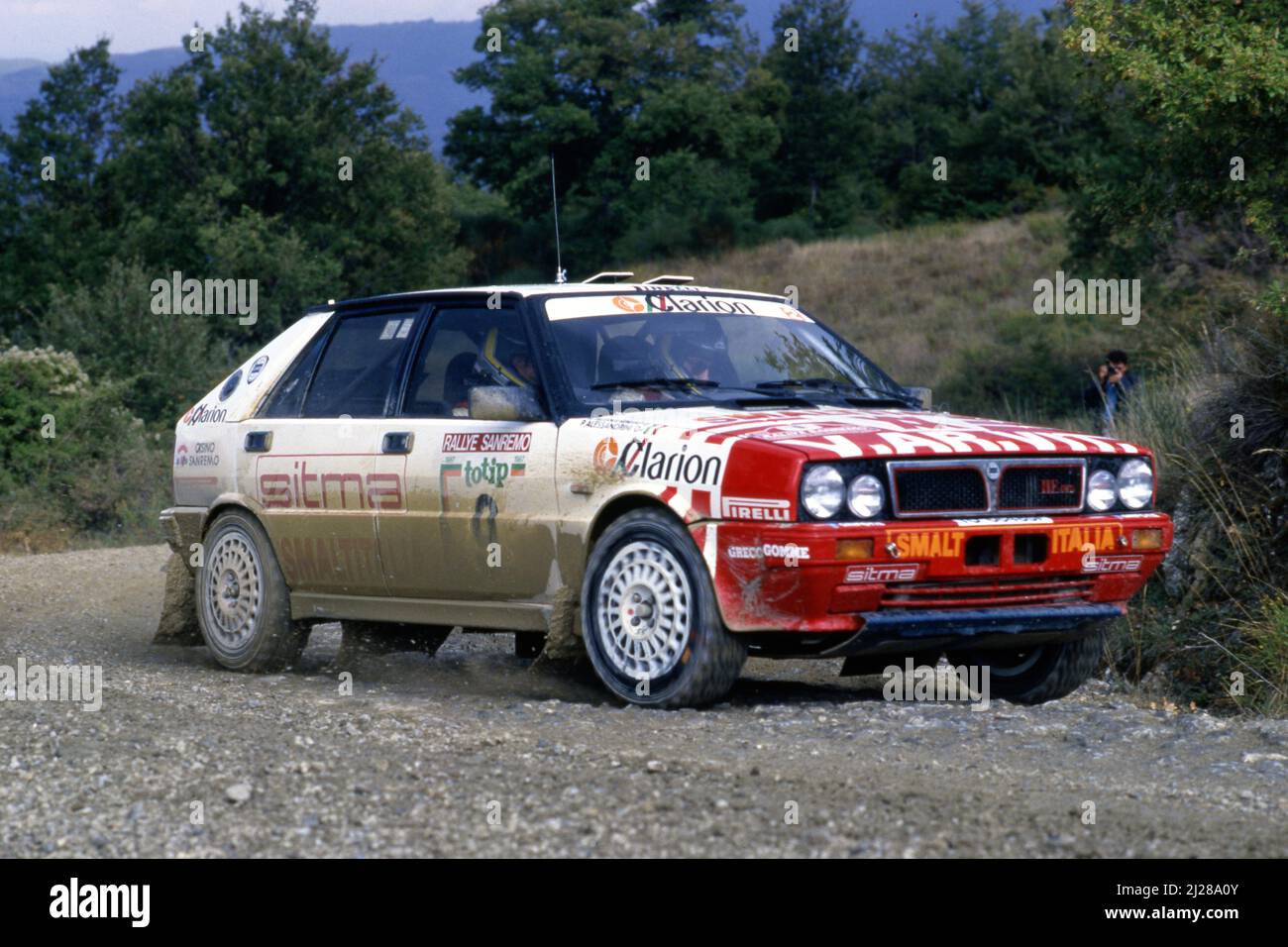 Paolo Alessandrini (ITA) Alessandro Alessandrini (ITA) Lancia Delta HF ...