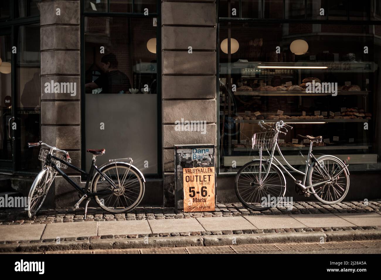 Pictures of daily life in Copenhagen, the capital city of Denmark Stock ...
