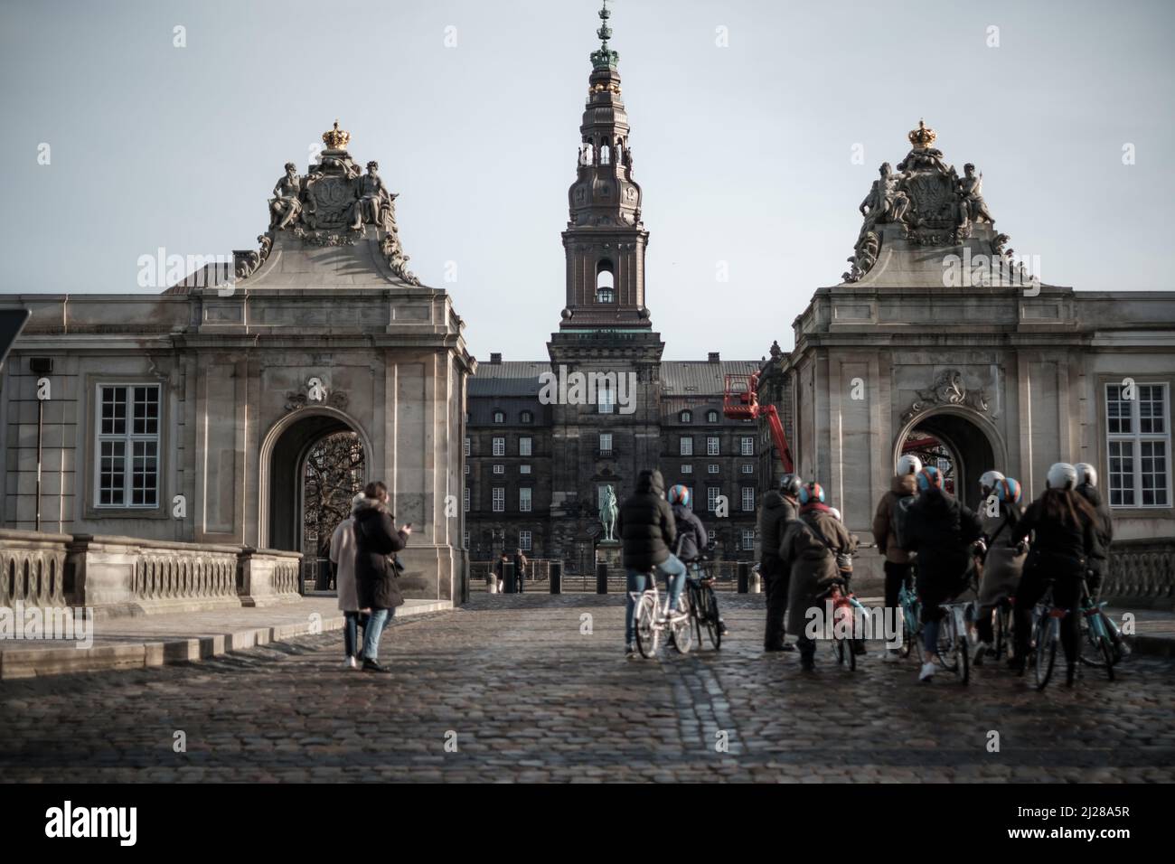 Pictures of daily life in Copenhagen, the capital city of Denmark Stock ...