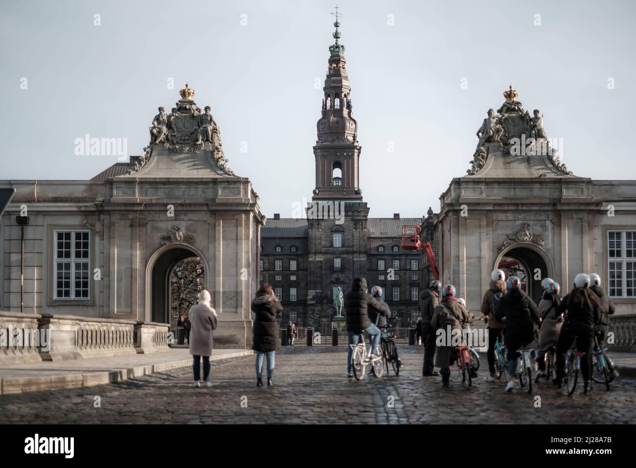 Pictures of daily life in Copenhagen, the capital city of Denmark Stock ...