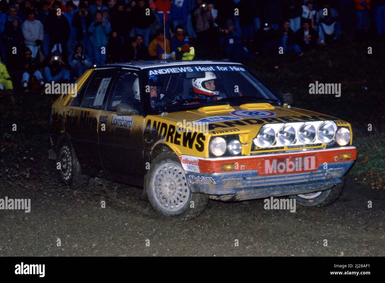 Russel Brookes (GBR) Neil Wilson (GBR) Lancia Delta HF 4WD GrA Andrews ...