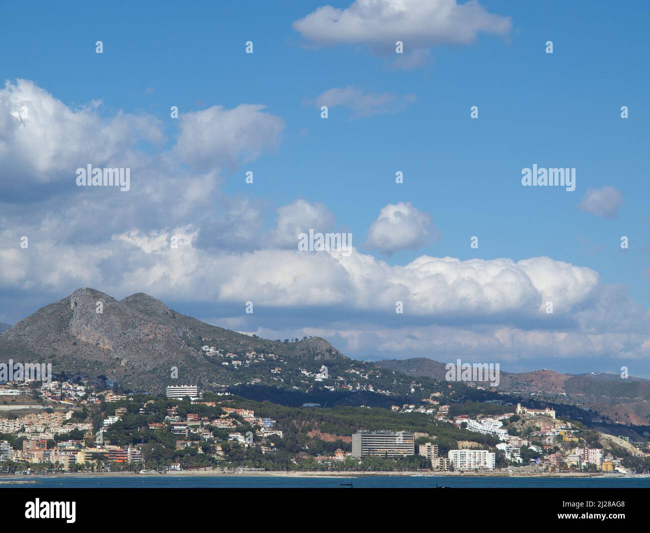 malaga city in spain Stock Photo - Alamy