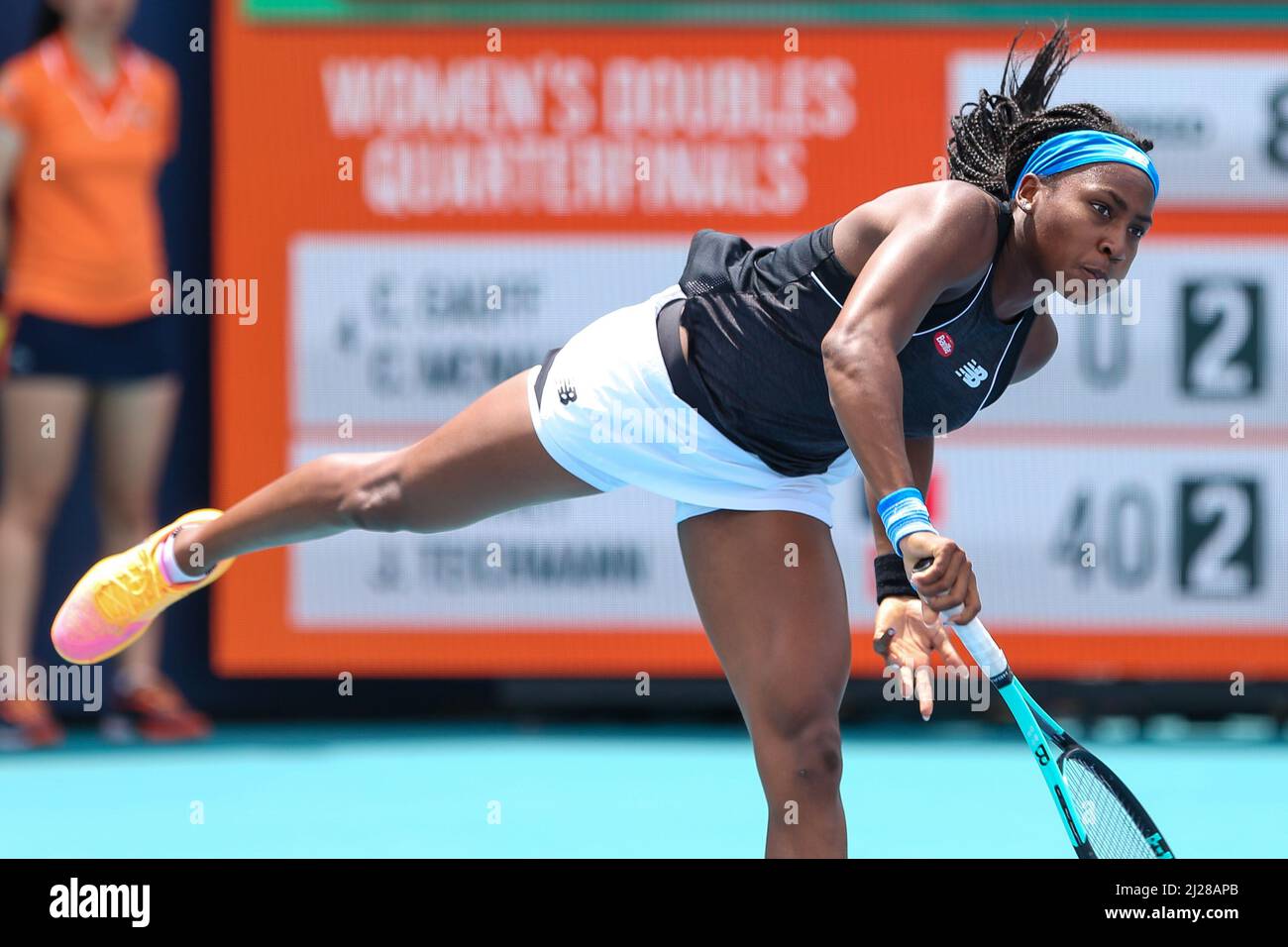 March 30, 2022, Miami Gardens, Florida, United States: Coco Gauff (USA ...