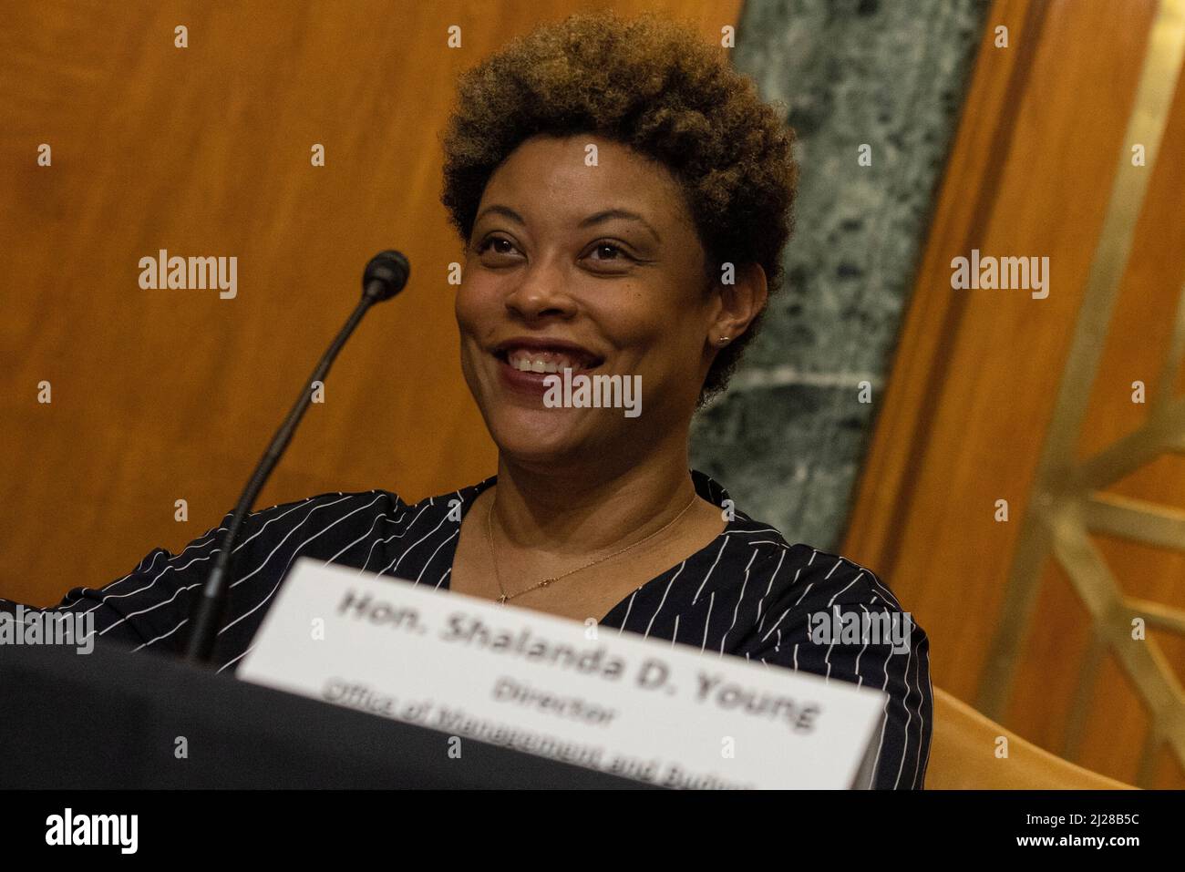 Shalanda D. Young, Director of the Office of Management and Budget ...