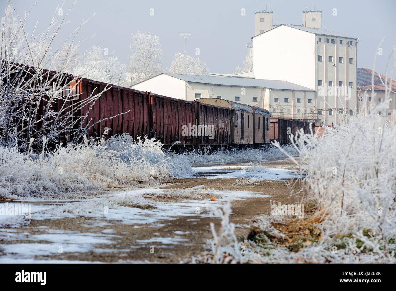 Winter wagons hi-res stock photography and images - Alamy