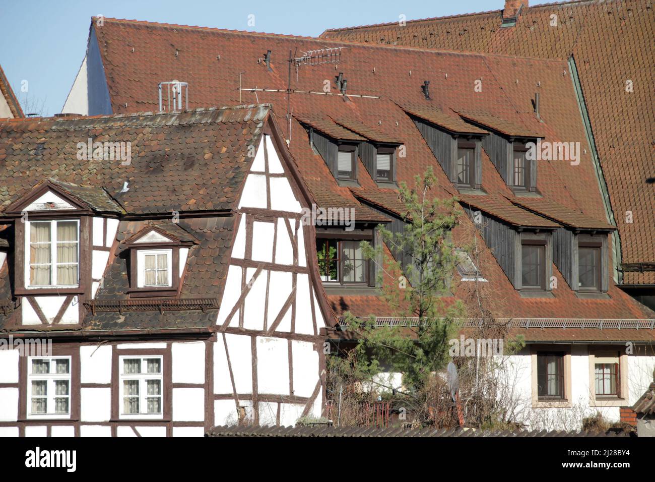 Townhouse roof germany hi-res stock photography and images - Alamy