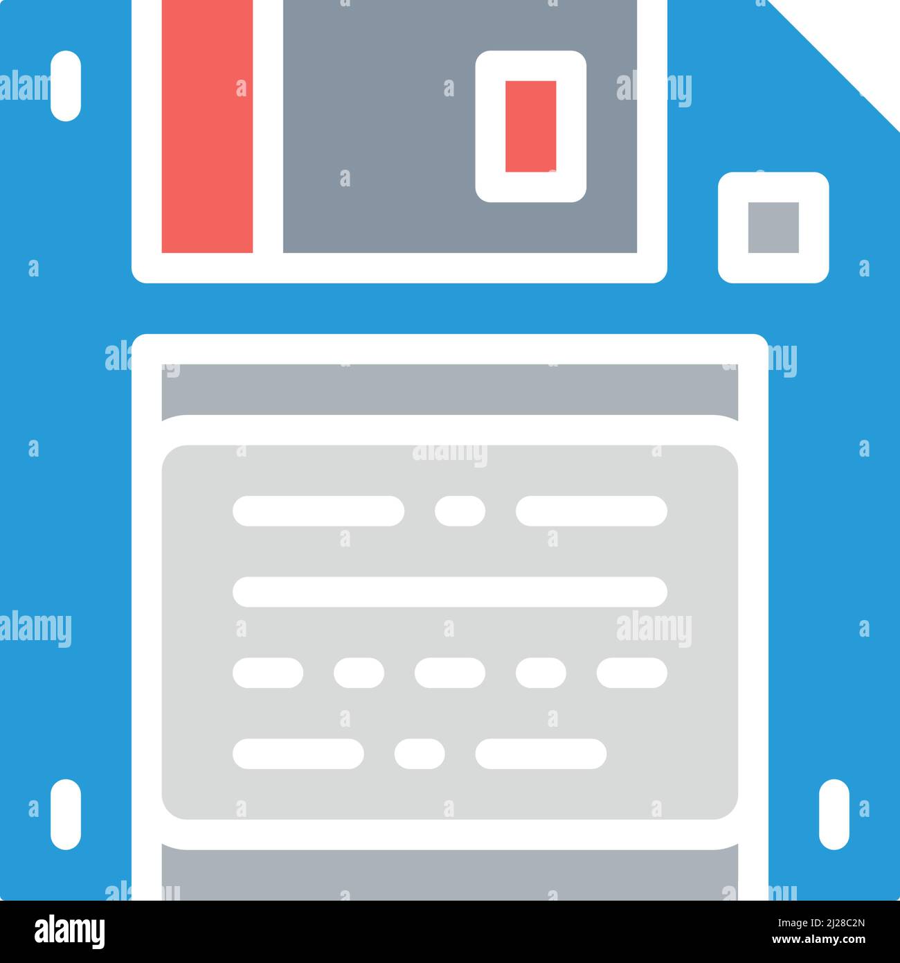 Vector save, diskette white line icon. Symbol and sign illustration ...