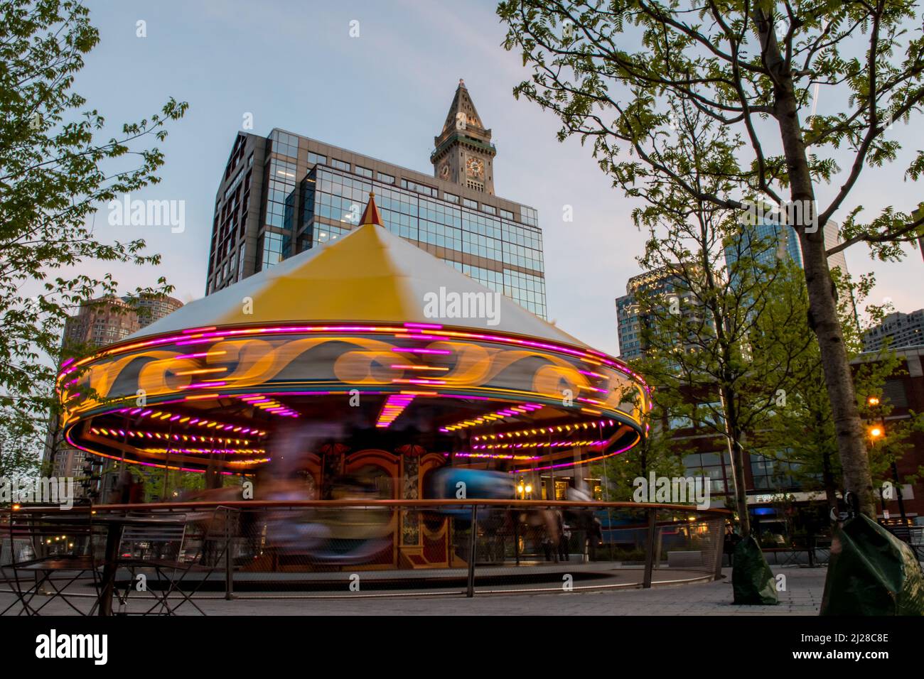 A photo of Greenway Carousel at Atlantic Ave, Boston Stock Photo - Alamy