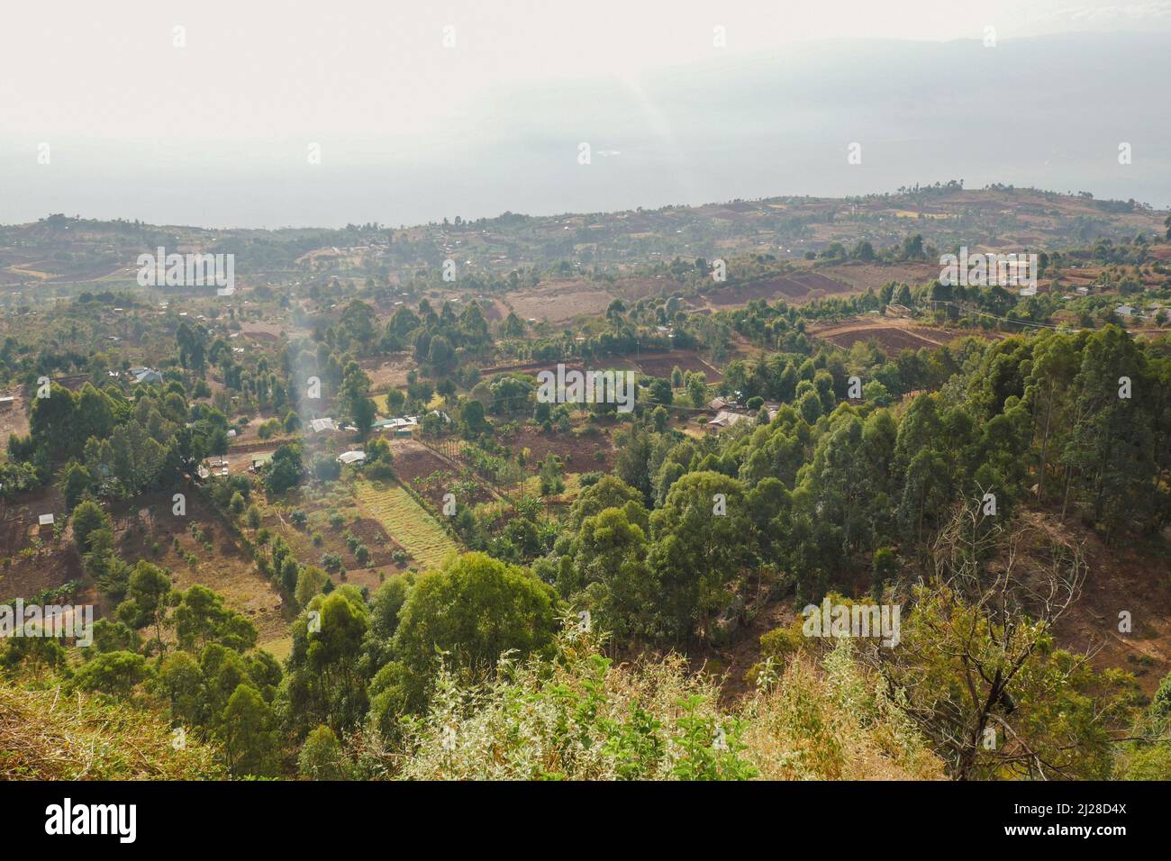 Scenic mountain landscapes at Kerio Valley seen from Iten, Kenya Stock ...