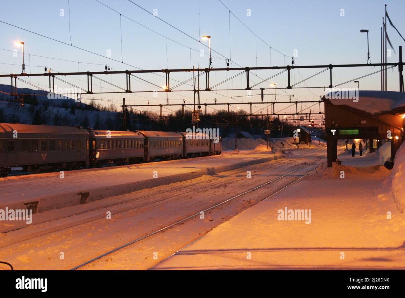 Järnvägsstationen i Storlien Stock Photo - Alamy