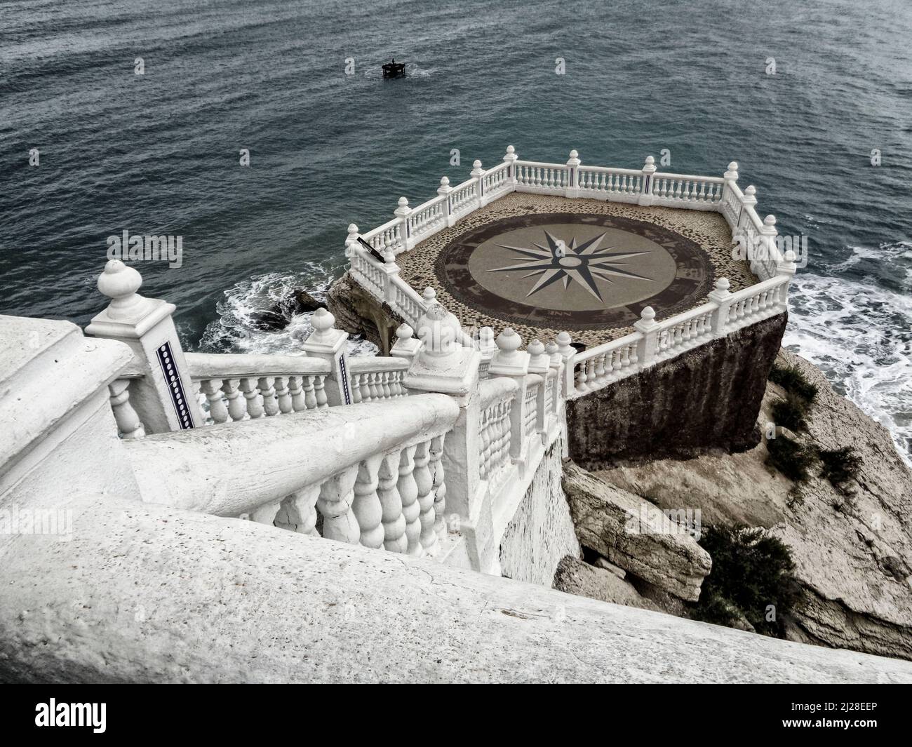 Balcon del Mediterraneo, views from, Benidorm, Spain Stock Photo - Alamy