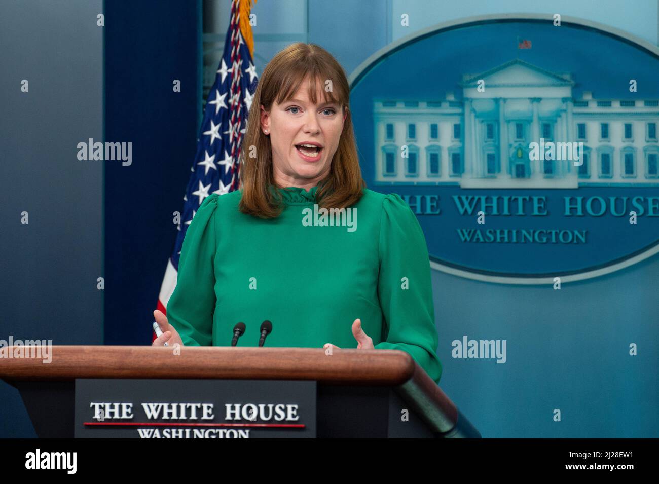 White House Director of Communications Kate Bedingfield responds to ...