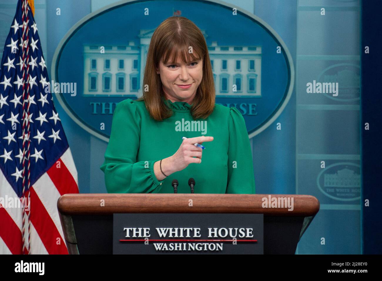 Kate bedingfield white house hi-res stock photography and images - Alamy