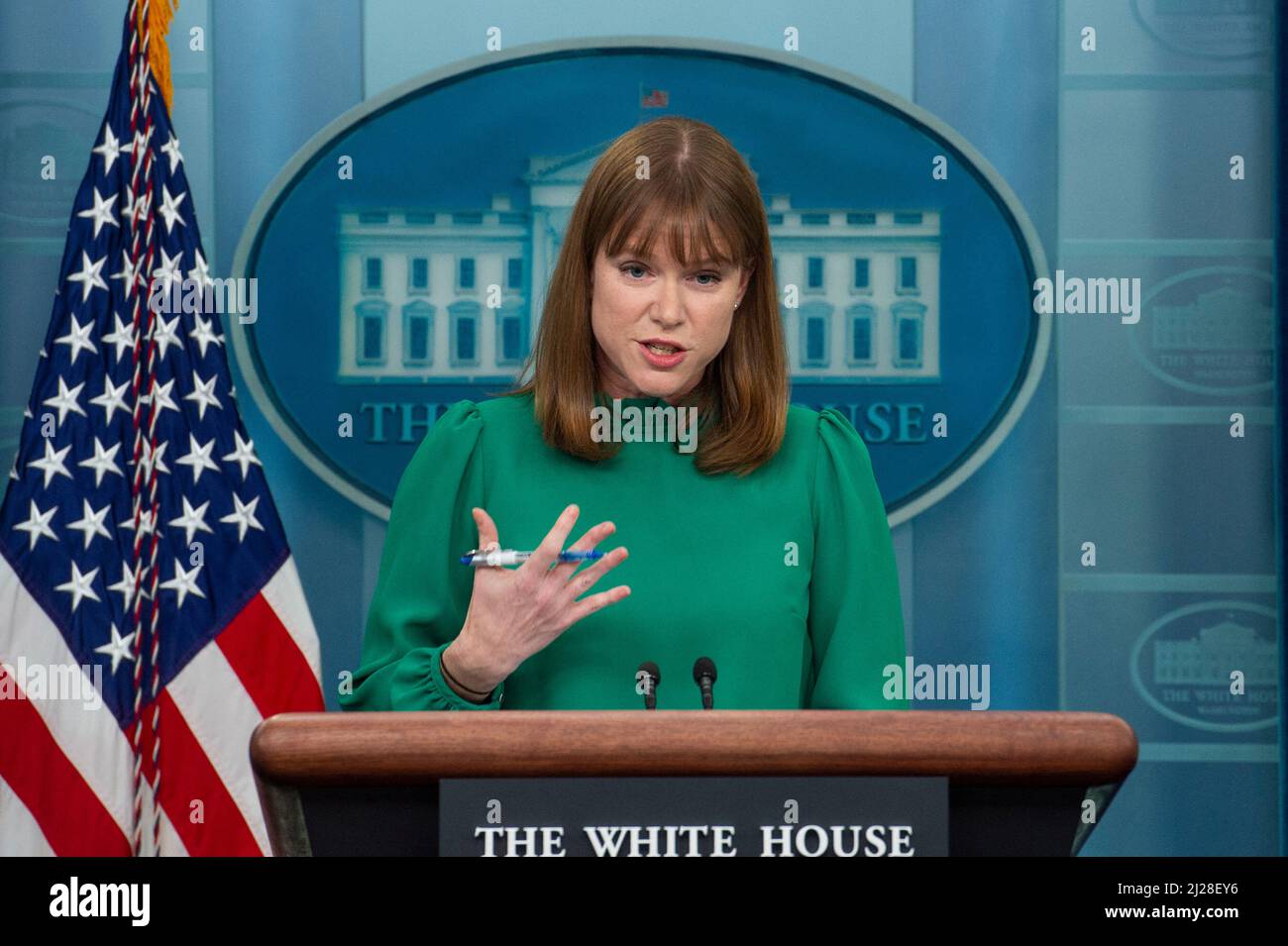 White House Director of Communications Kate Bedingfield responds to ...