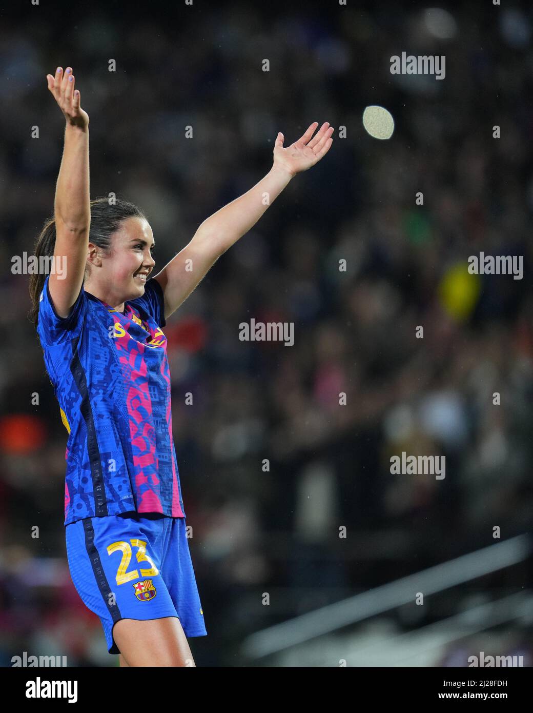Barcelona, Spain. 30th Mar, 2022. Ingrid Syrstad Engen of FC Barcelona ...