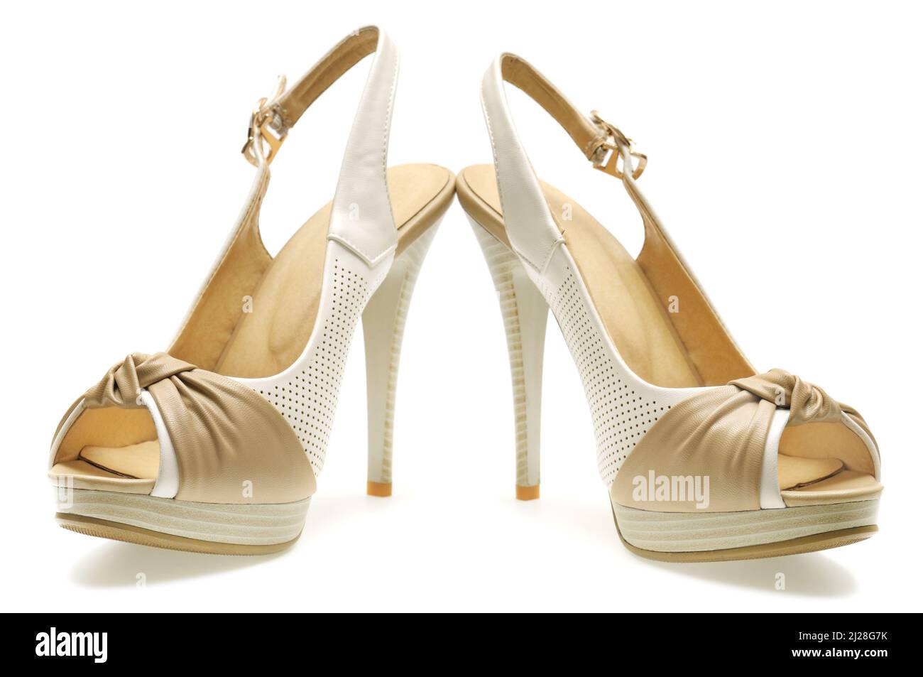 woman shoes isolated on a white background Stock Photo - Alamy