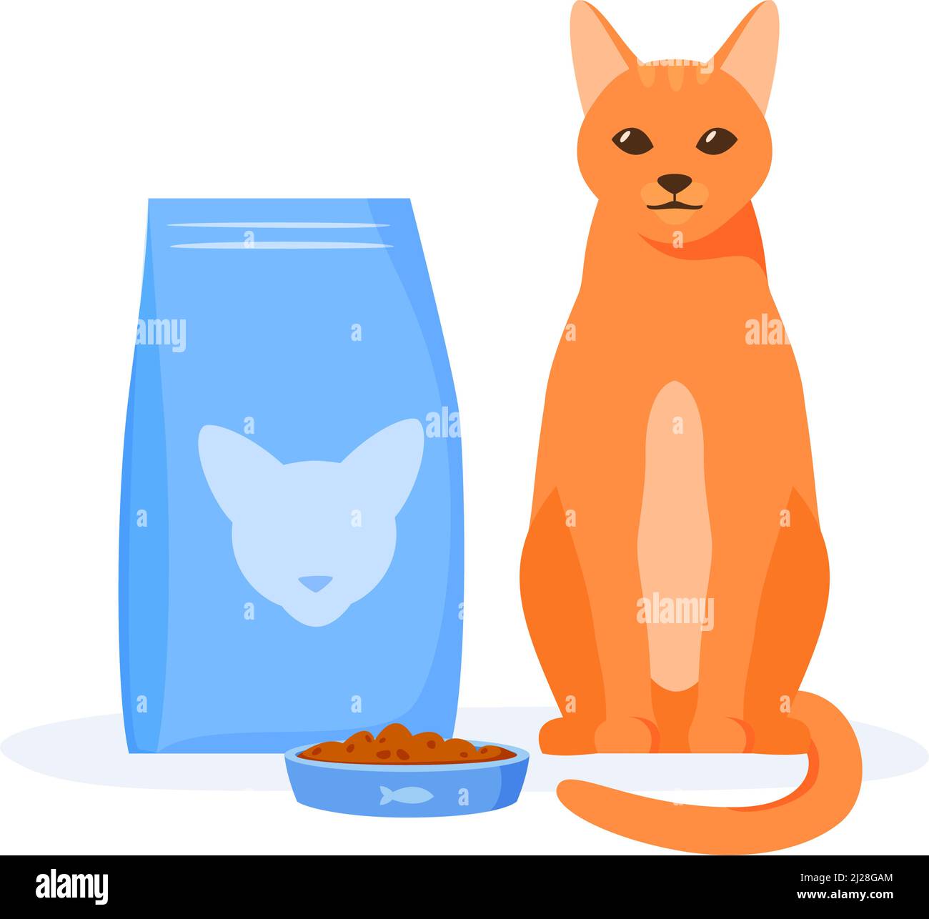 Cat in fish bowl Stock Vector Images - Alamy