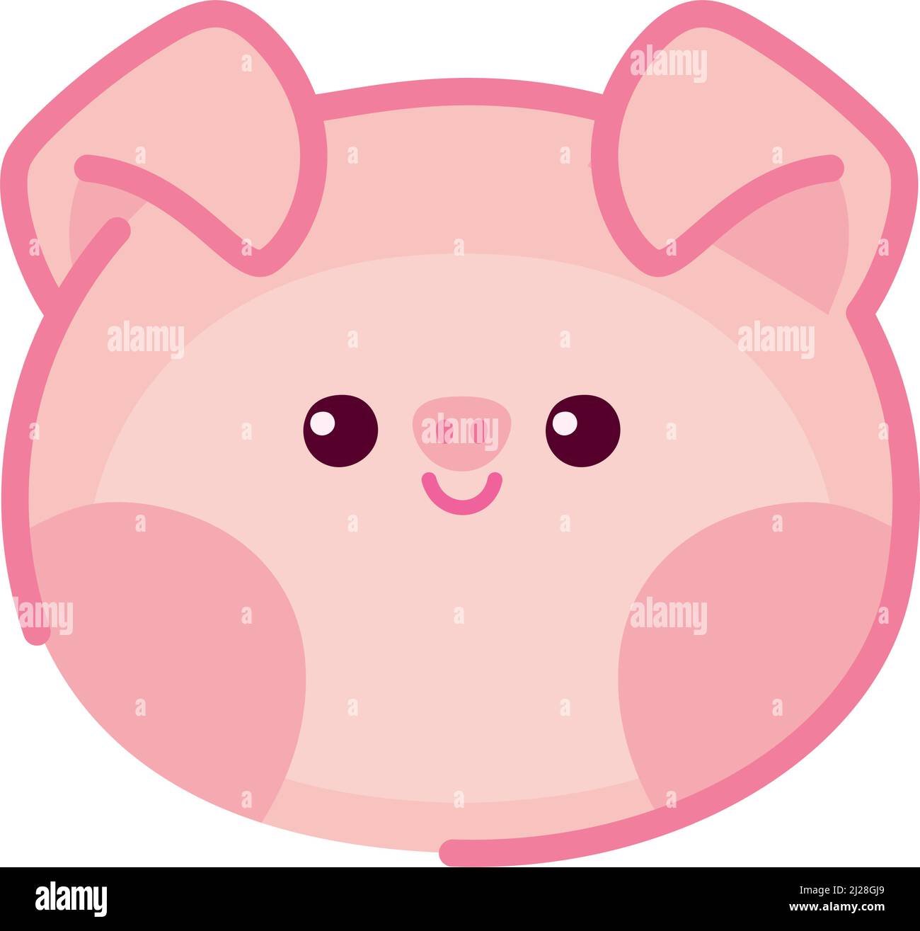 pig face design Stock Vector Image & Art - Alamy