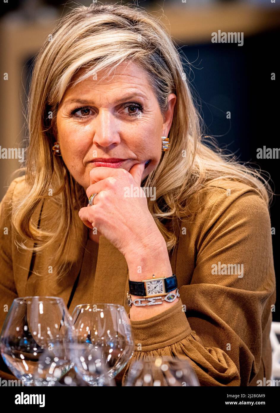 Zeist, Niederlande. 30th Mar, 2022. ZEIST - Koningin Maxima tijdens ...