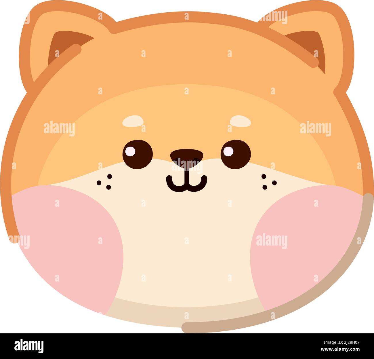 cute dog face design Stock Vector Image & Art - Alamy