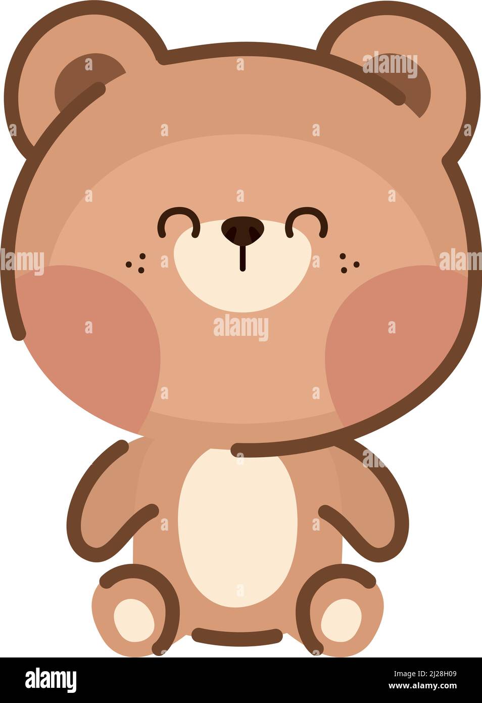 happy bear design Stock Vector Image & Art - Alamy