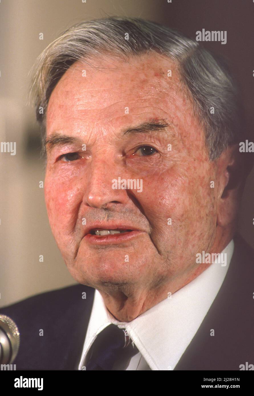 David rockefeller hi-res stock photography and images - Alamy