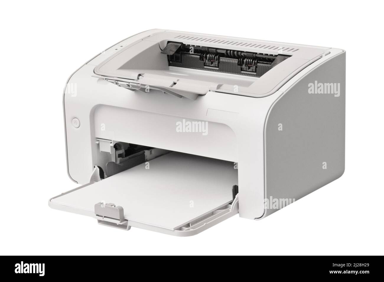 laser printer isolated on a white background Stock Photo - Alamy