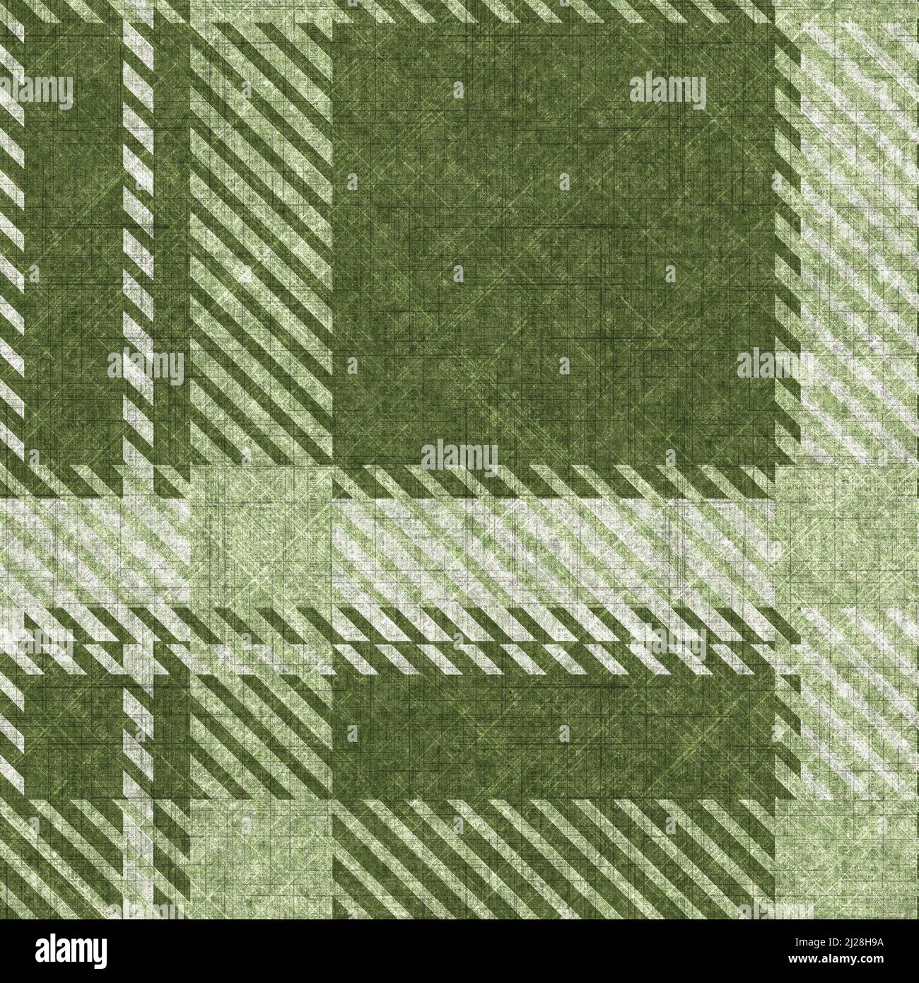 Muted green winter woven plaid texture. Seamless woolen scottish style ...