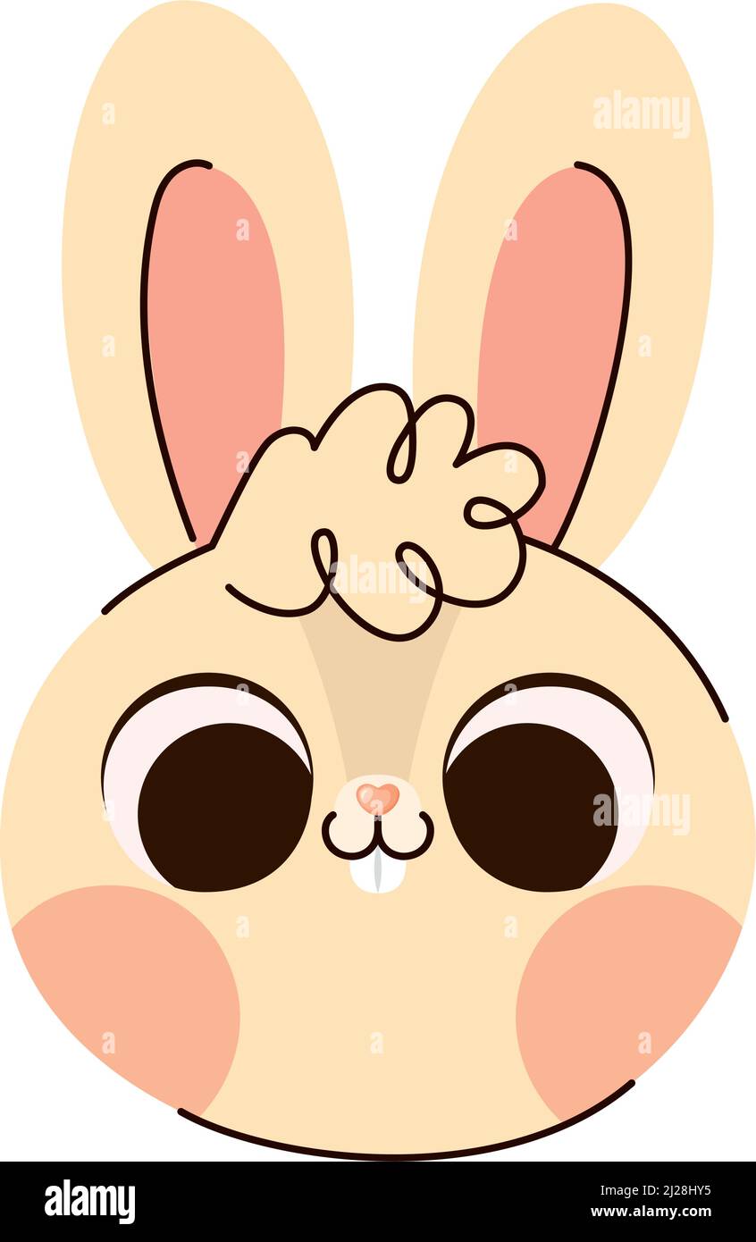 happy yellow bunny Stock Vector Image & Art - Alamy