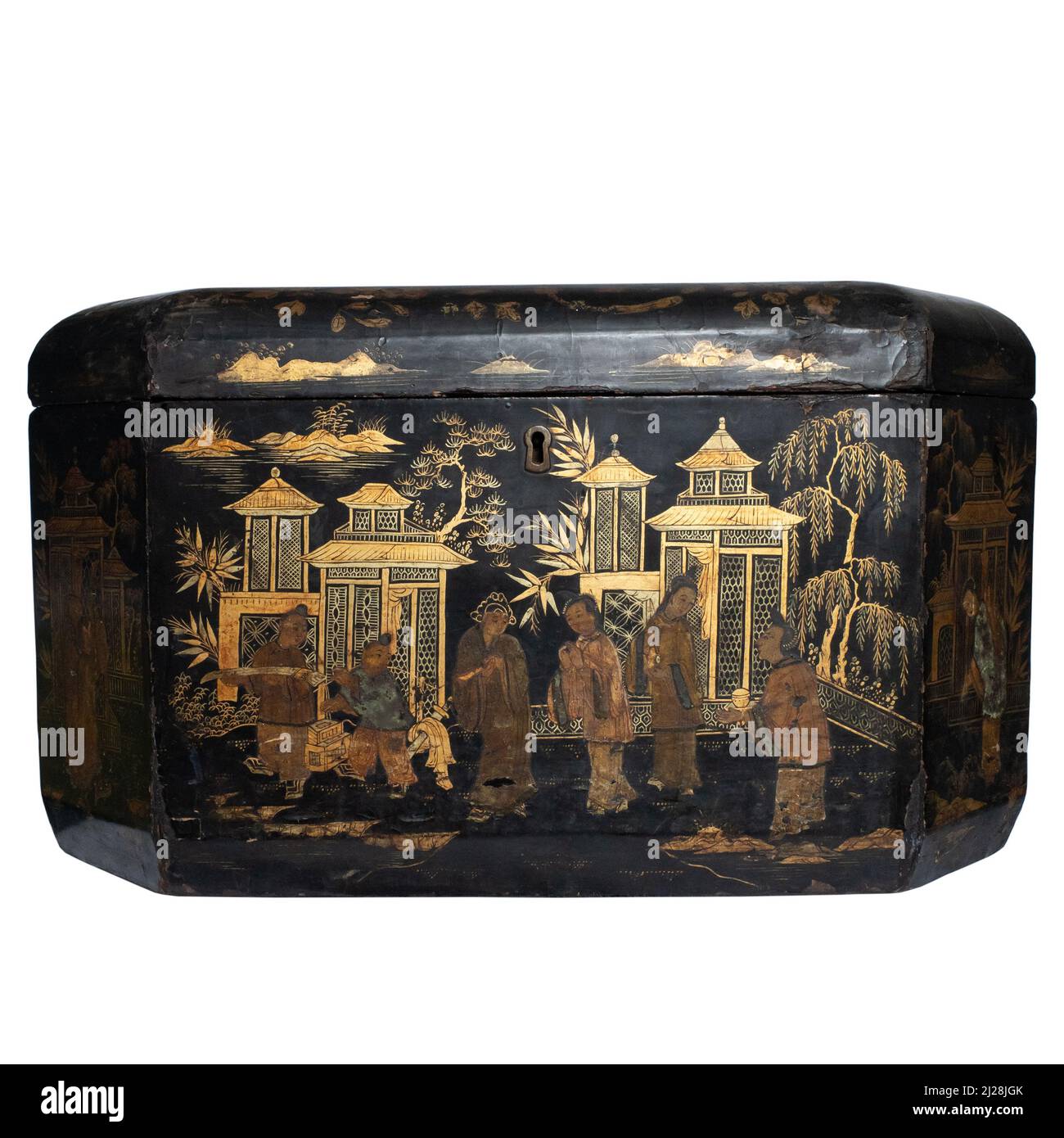 Black lacquer box Cut Out Stock Images & Pictures - Alamy