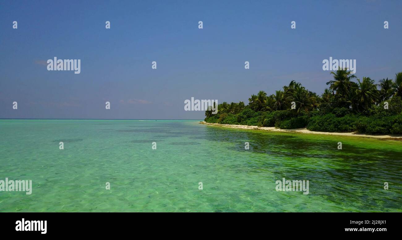 A beautiful shot of the Indian Ocean under the cloudy skies in the ...