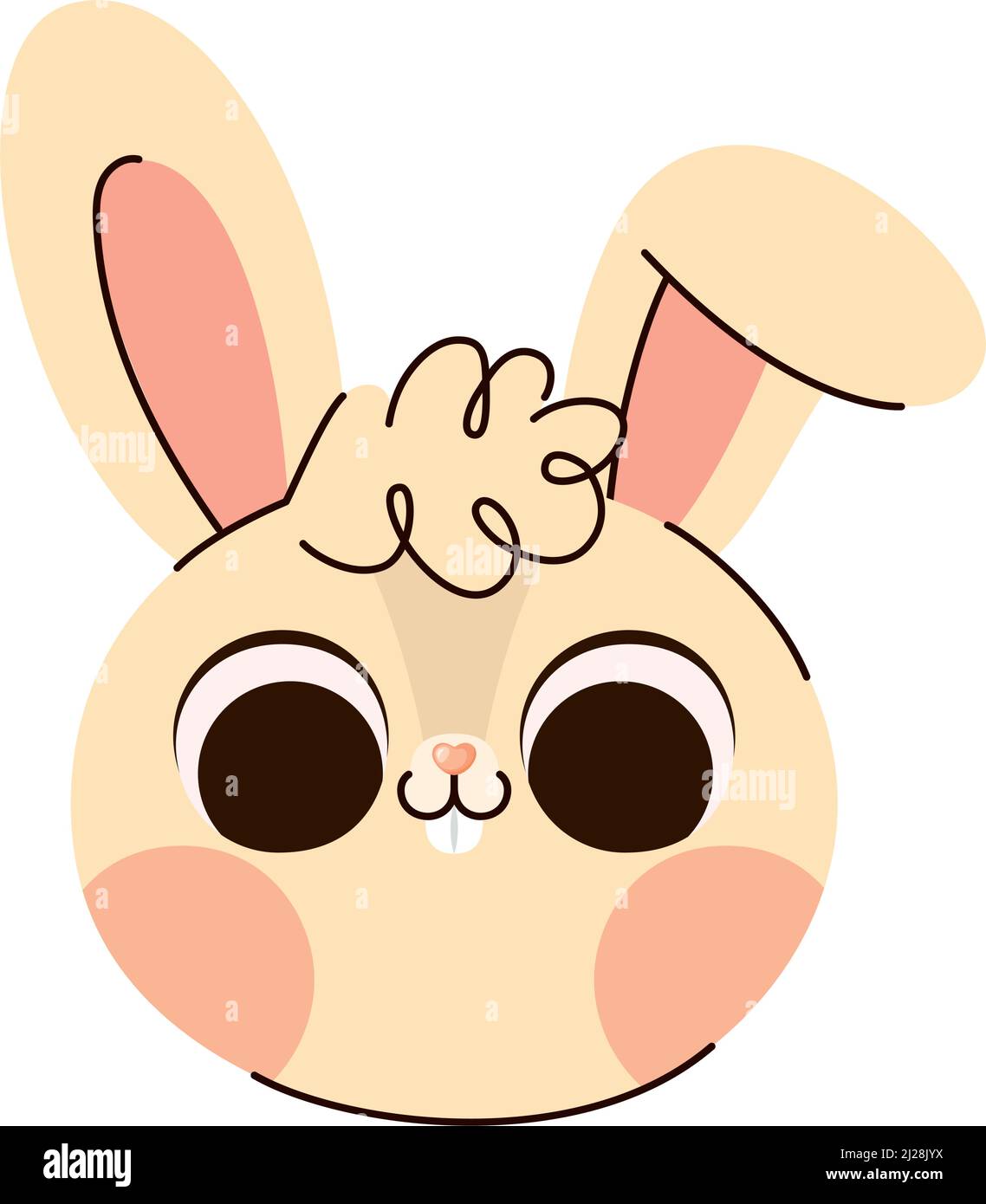 yellow bunny illustration Stock Vector Image & Art - Alamy