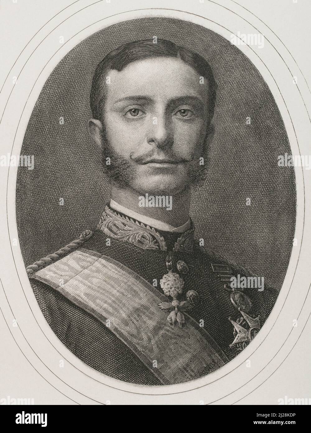 Alfonso XII (Madrid, 1857-Madrid, 1885). King of Spain (1874-1885 ...