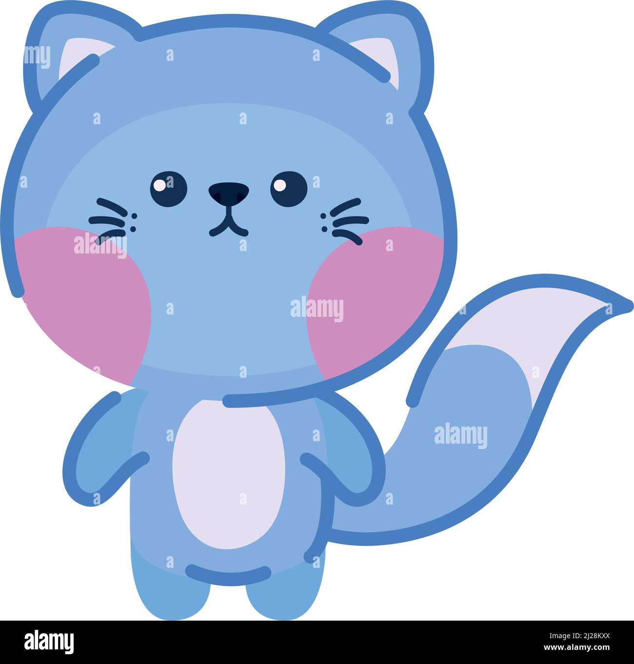 blue cat design Stock Vector Image & Art - Alamy