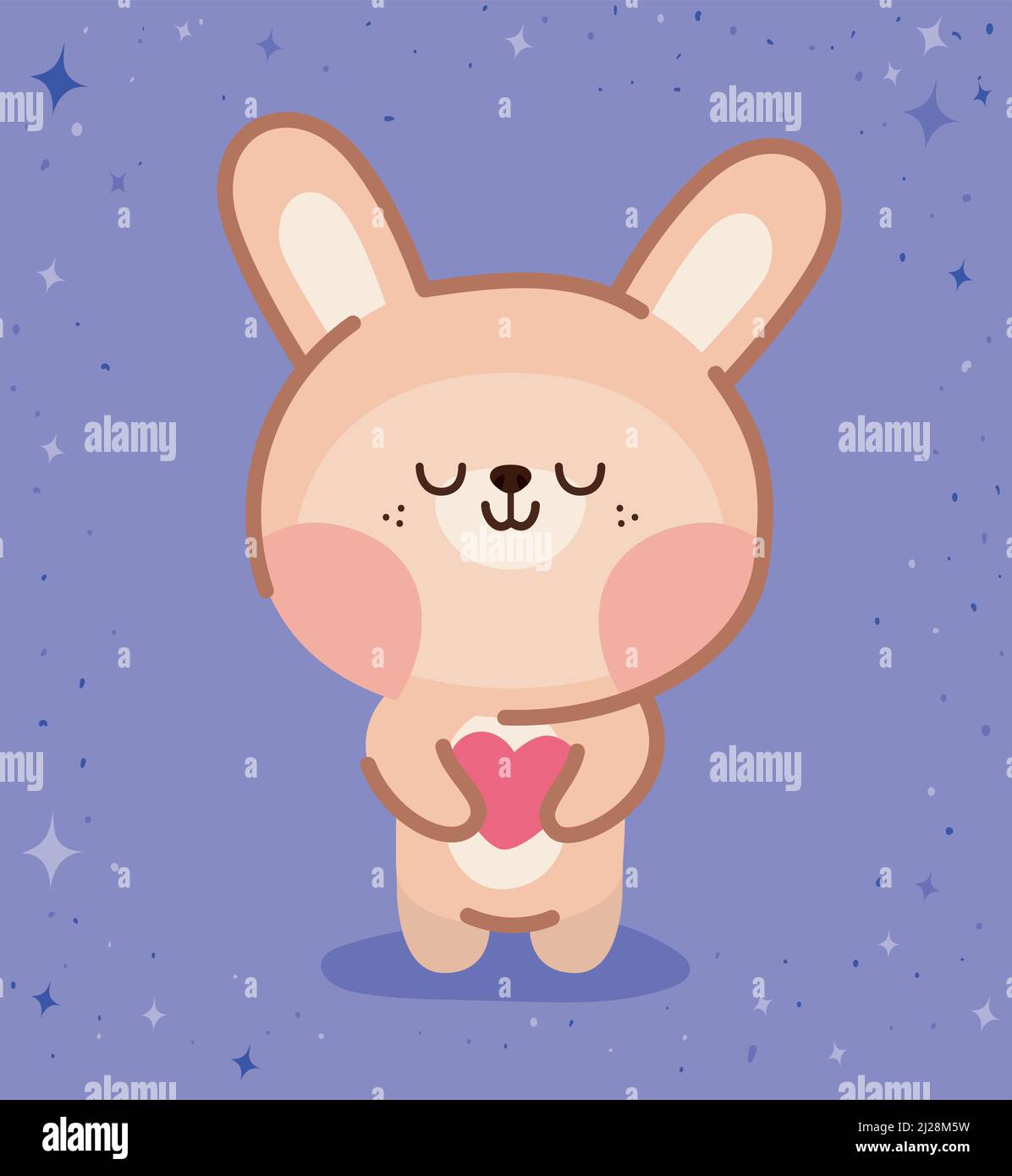 happy bunny poster Stock Vector Image & Art - Alamy