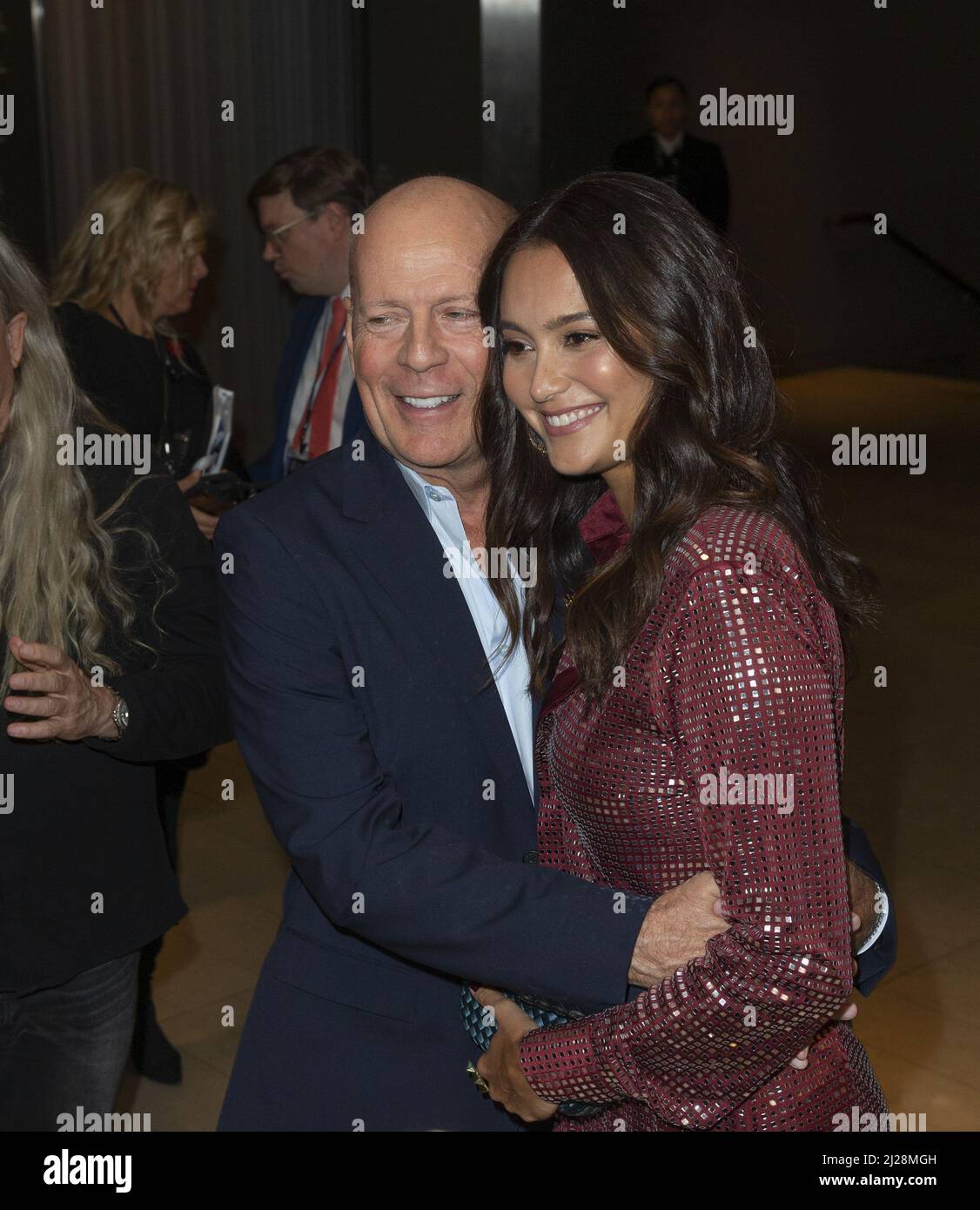 October 11, 2019, New York, New York, United States: Bruce Willis and ...