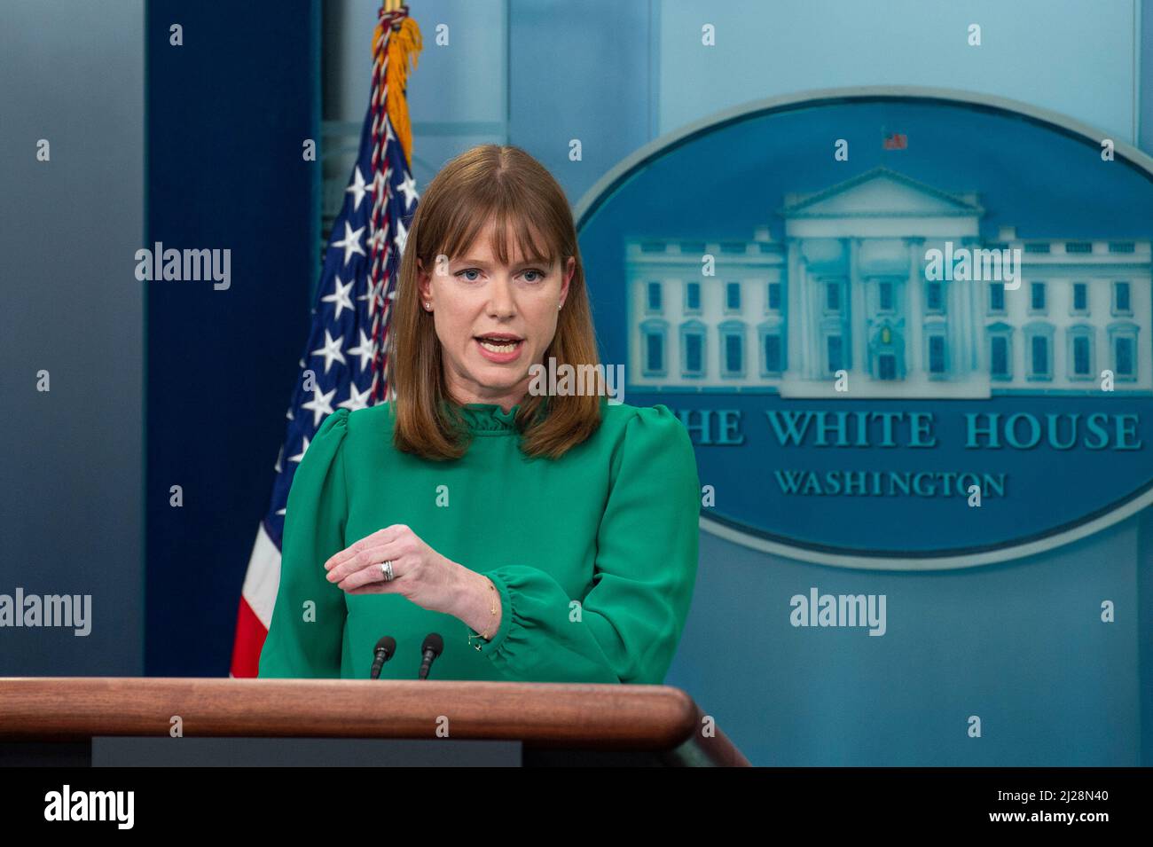 Kate bedingfield white house hi-res stock photography and images - Alamy