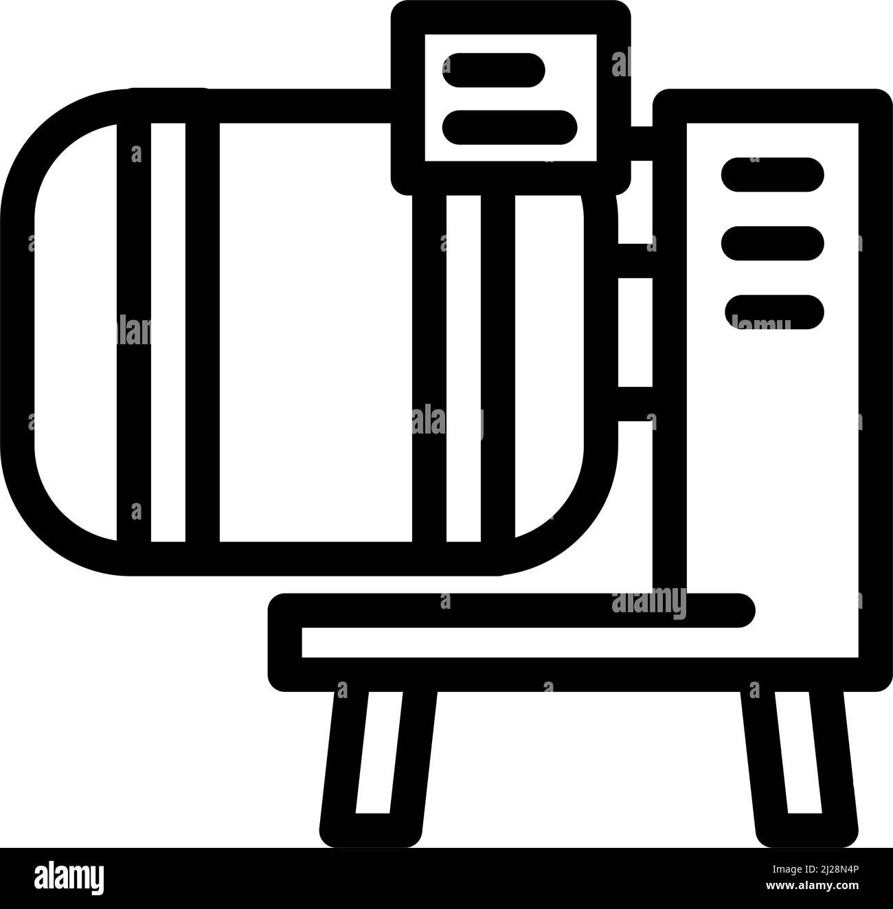 massagers equipment line icon vector illustration Stock Vector Image ...