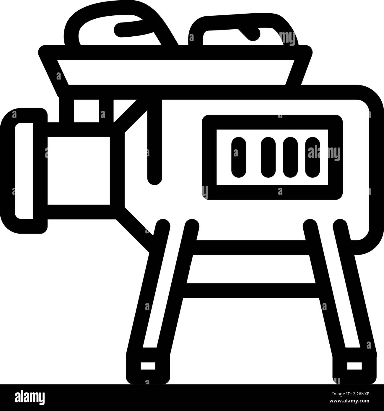meat grinder line icon vector illustration Stock Vector Image & Art - Alamy