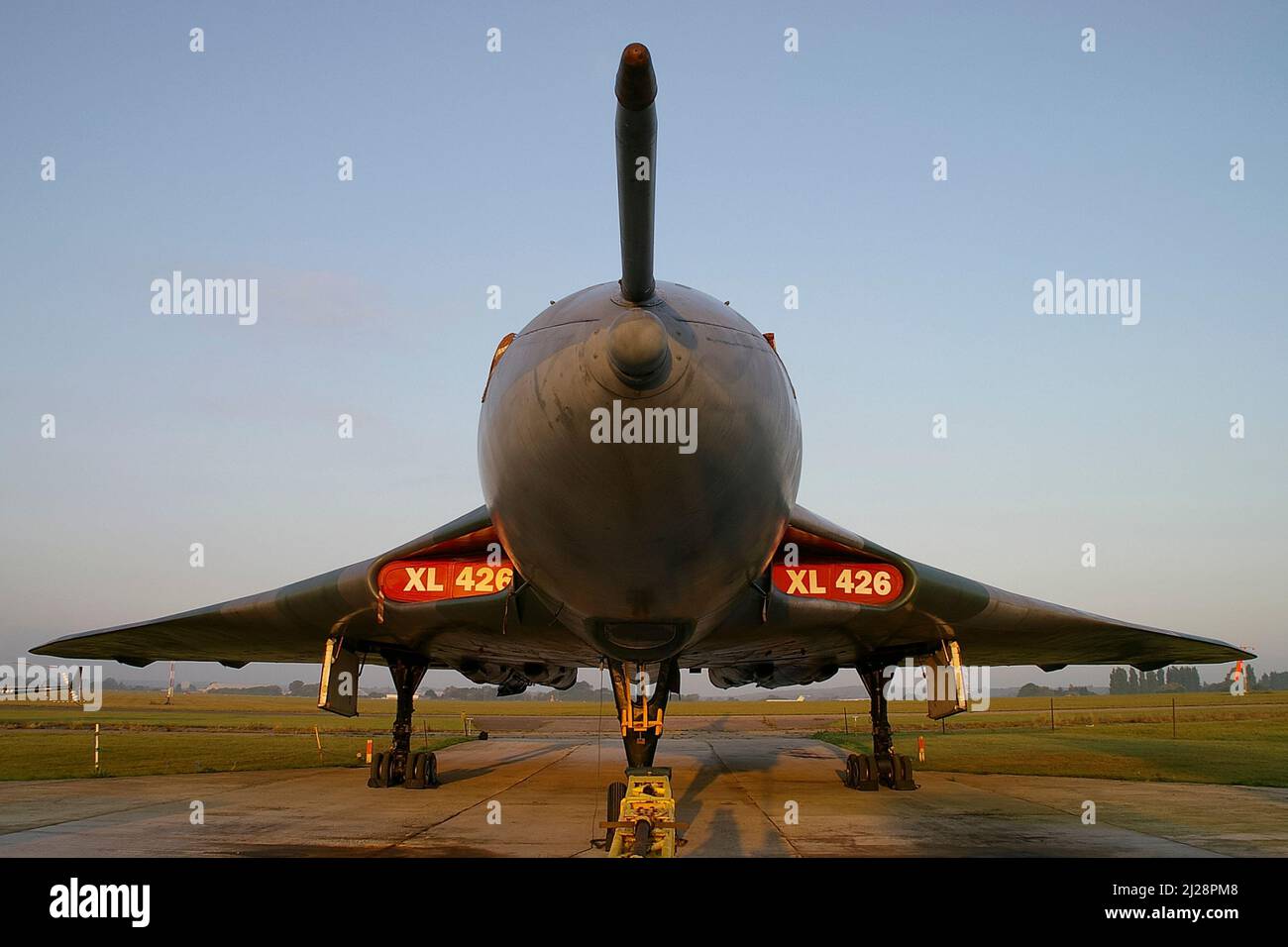 Ex Royal Air Force Avro Vulcan B2 nuclear bomber plane XL426 at ...